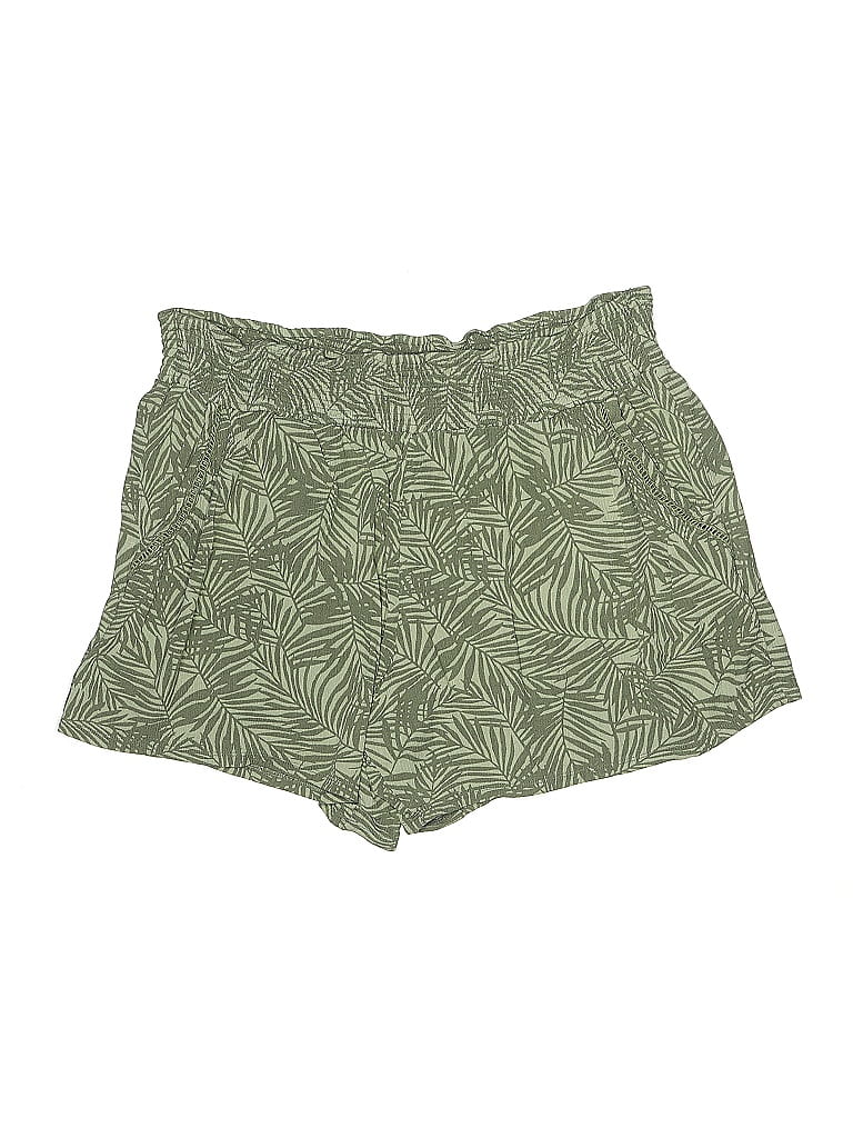 Three Dots 100% Rayon Print Green Shorts Size XXL - 68% off | ThredUp