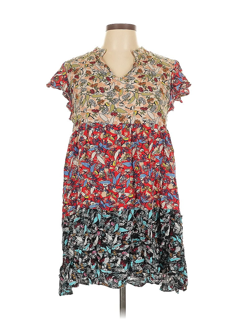 Suzanne Betro Print Brown Cocktail Dress Size L - 71% off | ThredUp
