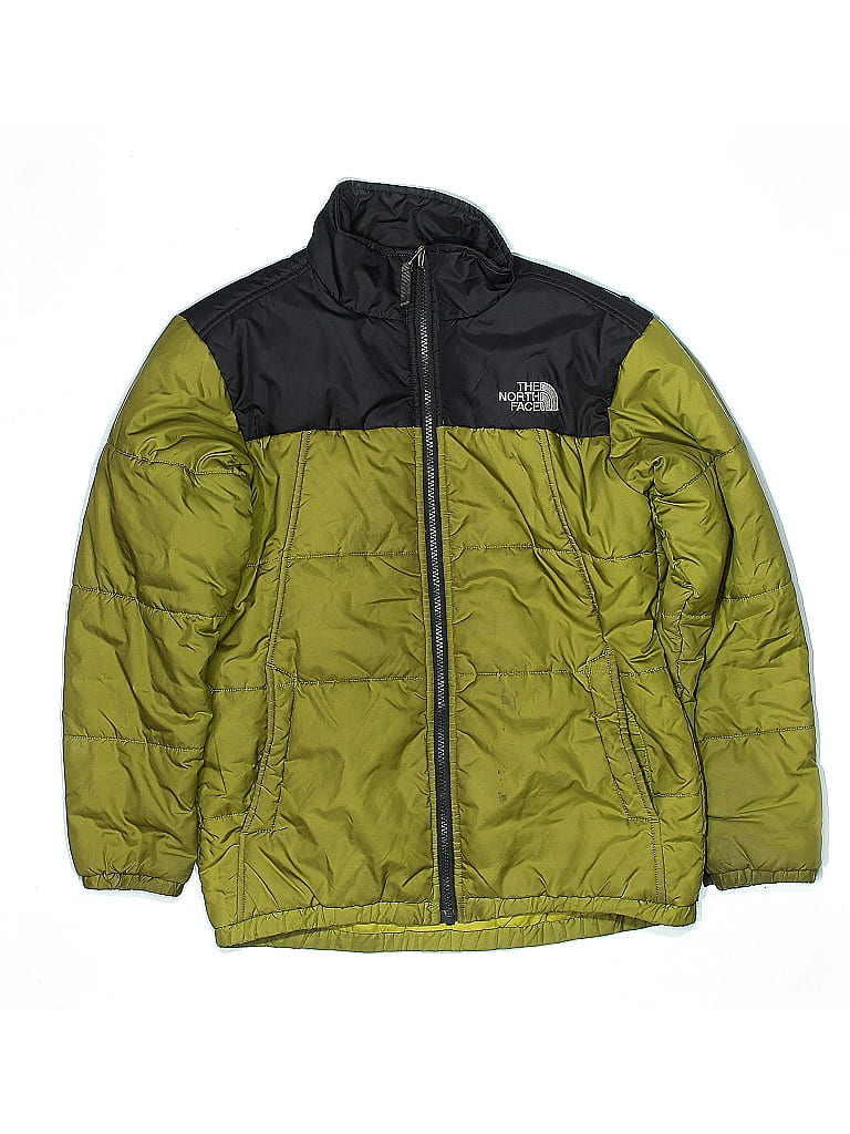 The North Face 100% Polyester Green Jacket Size L - 56% off | ThredUp