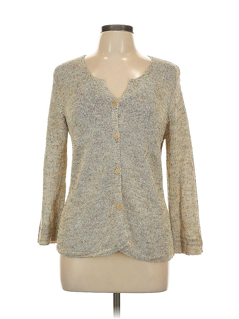 Sigrid Olsen Tan Cardigan Size L - 78% off | ThredUp