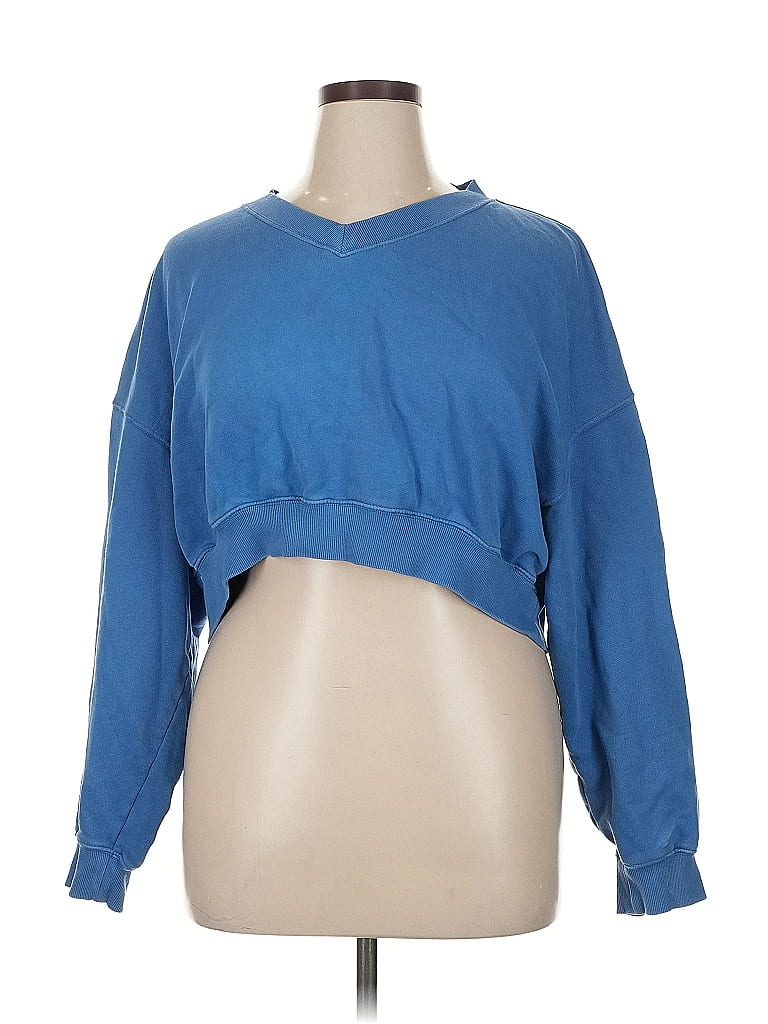 OFFLINE by Aerie Blue Sweatshirt Size XL - 64% off | ThredUp