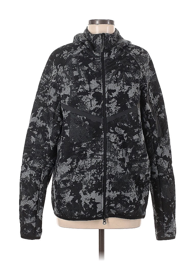 Nike Print Black Gray Snow Jacket Size M - 62% off | ThredUp