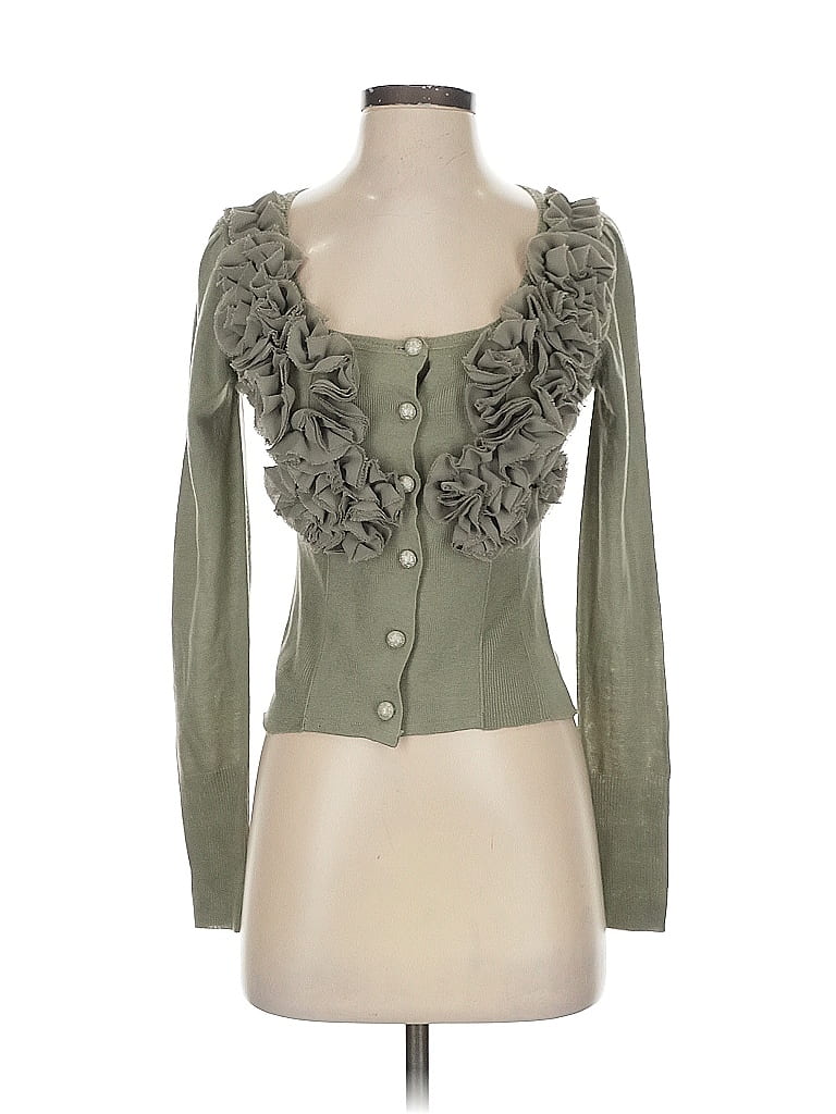 Ryu 100% Acrylic Green Cardigan Size S - 74% off | ThredUp