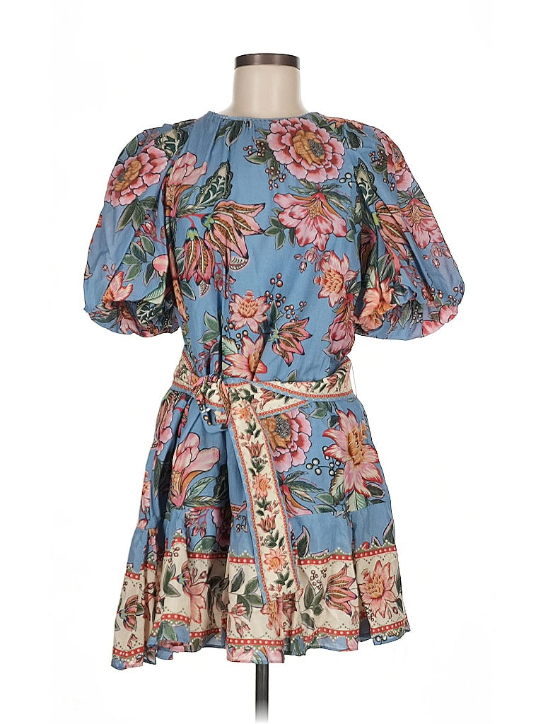 FARM Rio Paisley Blue Cocktail Dress Size M - 50% off | ThredUp