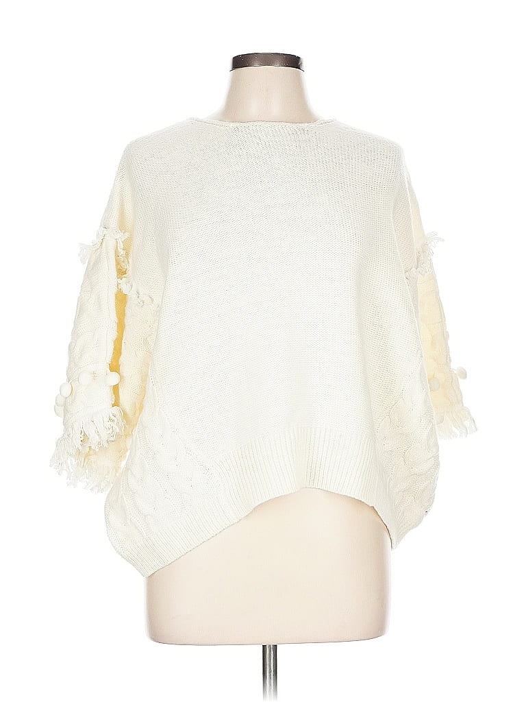 Moth Ivory Poncho Size L - 40% off | ThredUp