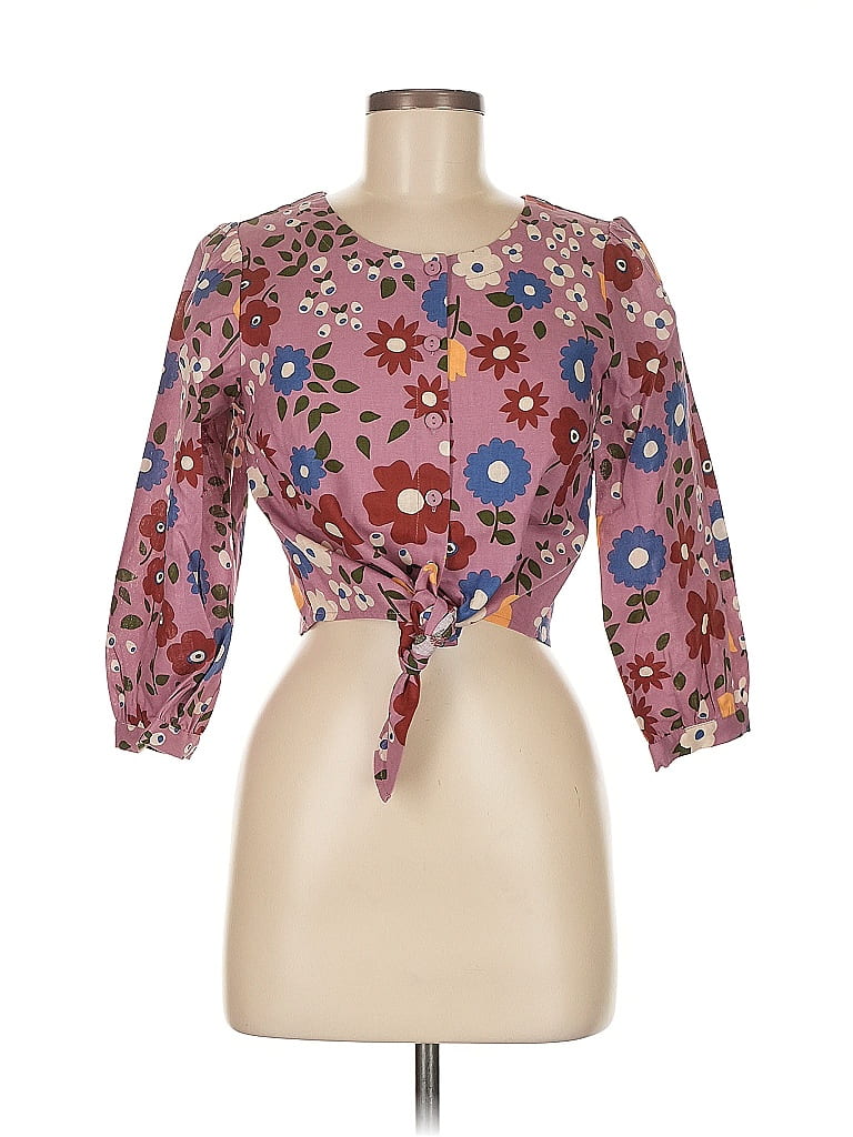 ModCloth x Princess Highway Pink 3/4 Sleeve Blouse Size 6 - 72% off ...