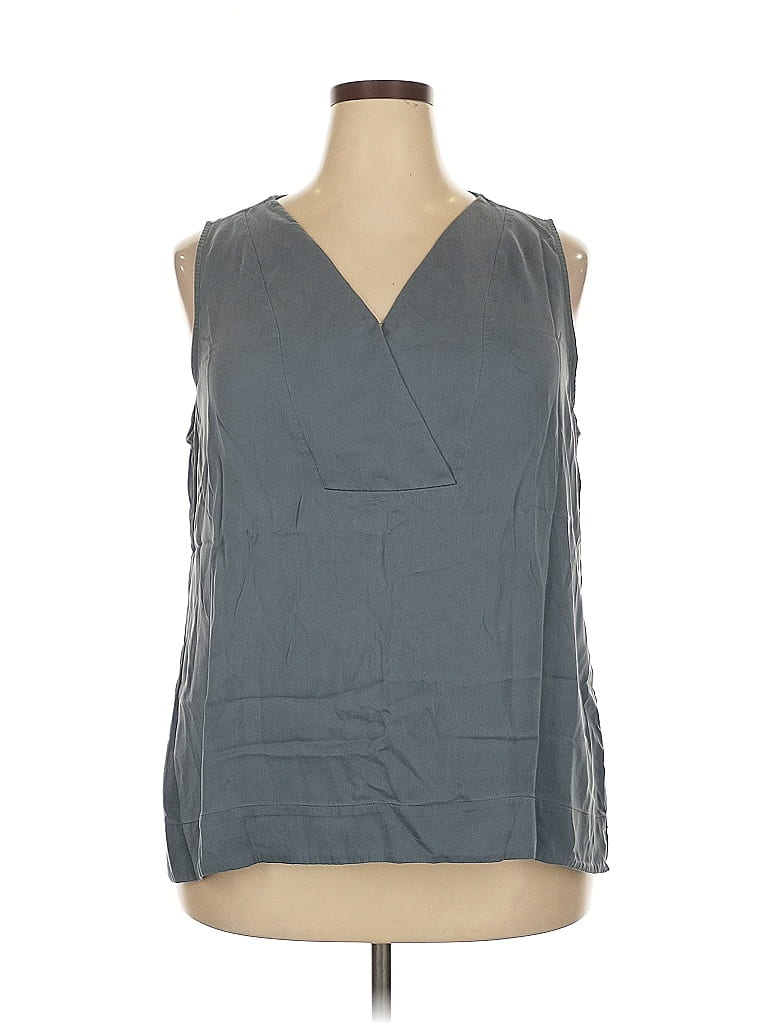 Chico's 100% Modal Gray Sleeveless T-Shirt Size XXL - 68% off | ThredUp