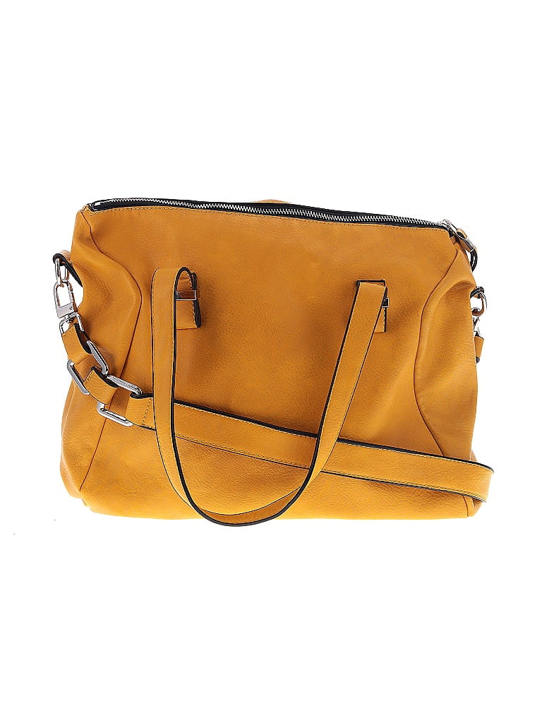 Urban Outfitters 100% Polyurethane Solid Yellow Satchel One size - 63% ...