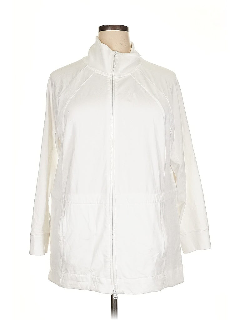 T by Talbots White Raincoat Size 2X - 20% off | ThredUp