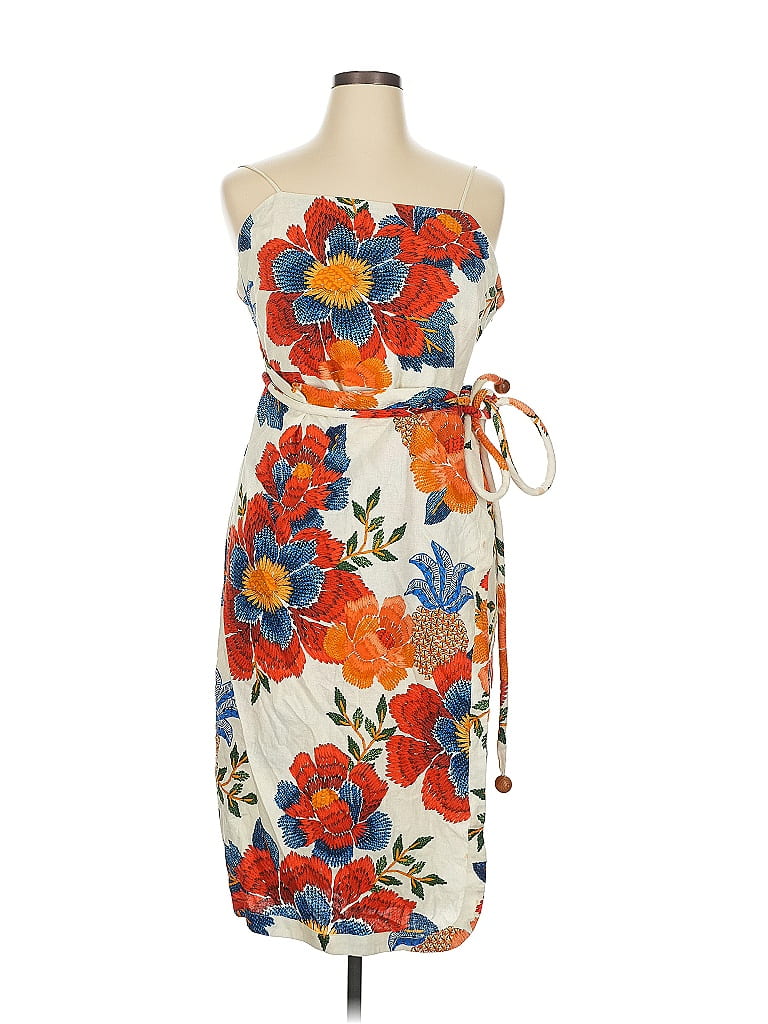 FARM Rio Floral Ivory Red Cocktail Dress Size XL - 66% off | ThredUp
