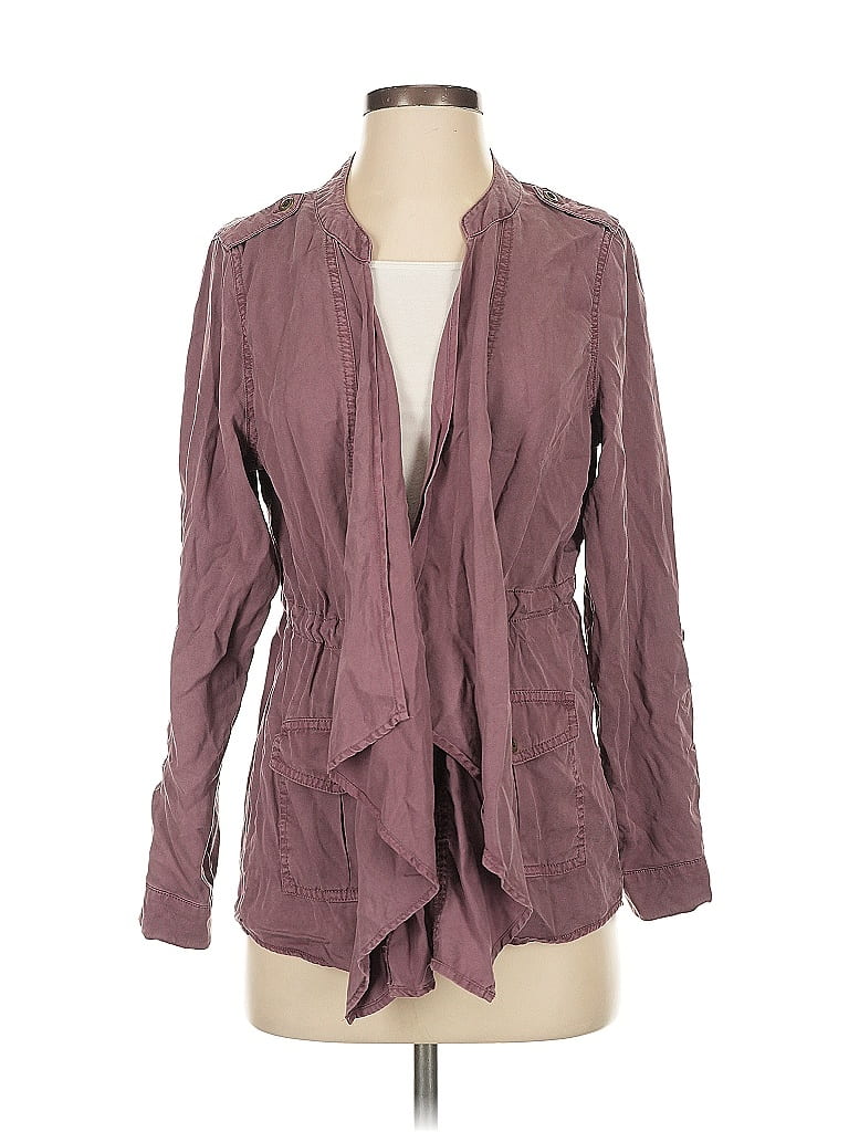 Knox Rose 100% Lyocell Purple Burgundy Jacket Size S - 26% off | ThredUp