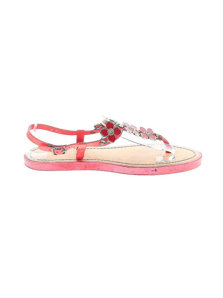 SAMBA SOL Tropical Pink Red Sandals Size 9 - 65% off | ThredUp