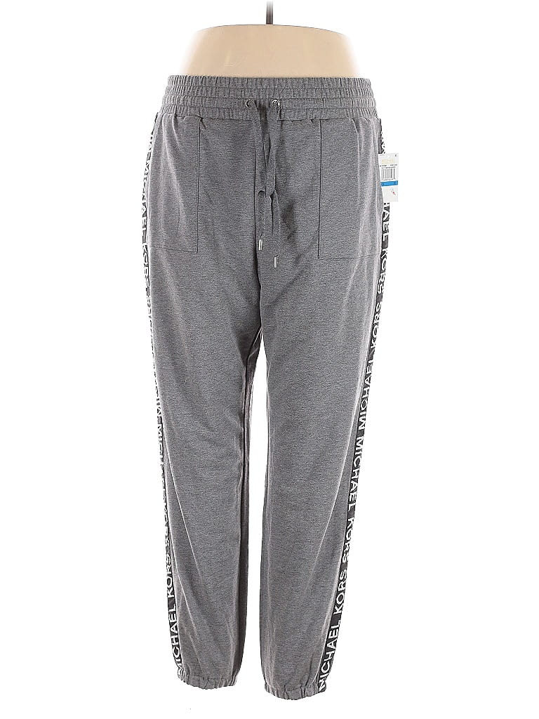 MICHAEL Michael Kors Gray Track Pants Size XL - 75% off | ThredUp