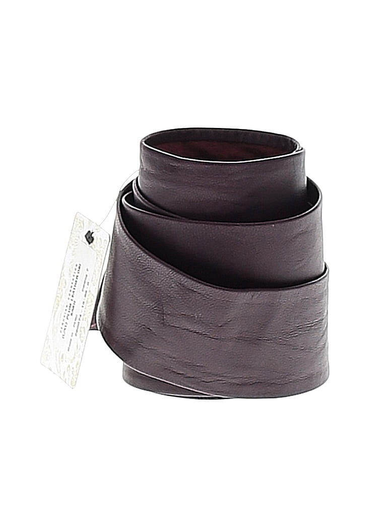 Peruvian Connection 100% Leather Burgundy Leather Belt Size XL - 71% ...