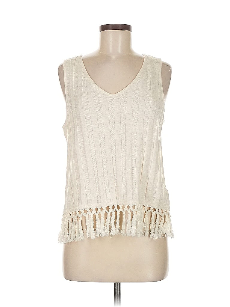 Eri + Ali Ivory Sleeveless Top Size M - 76% off | ThredUp