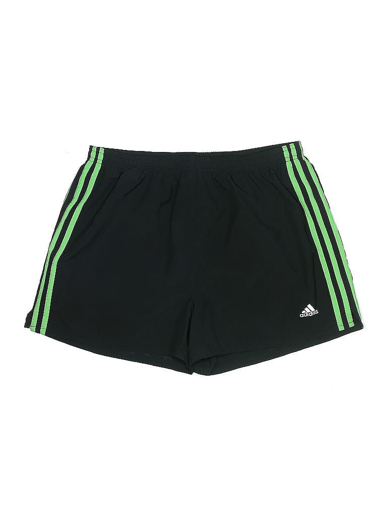 Adidas 100% Polyester Green Athletic Shorts Size L - 54% off | ThredUp