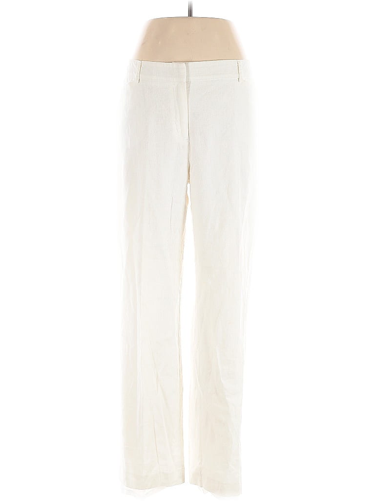 C established 1946 Ivory Linen Pants Size 12 - 45% off | ThredUp