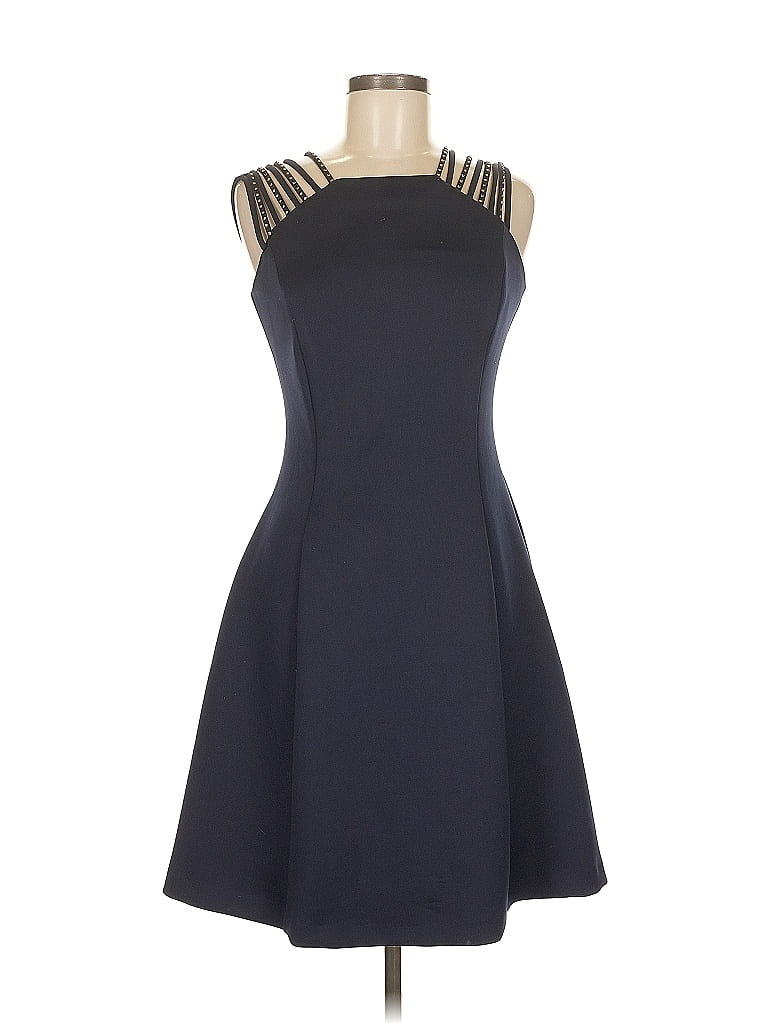 Guess Solid Blue Cocktail Dress Size 8 - 74% off | ThredUp
