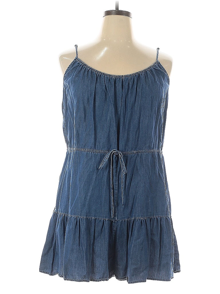 Express Blue Romper Size XL - 57% off | ThredUp