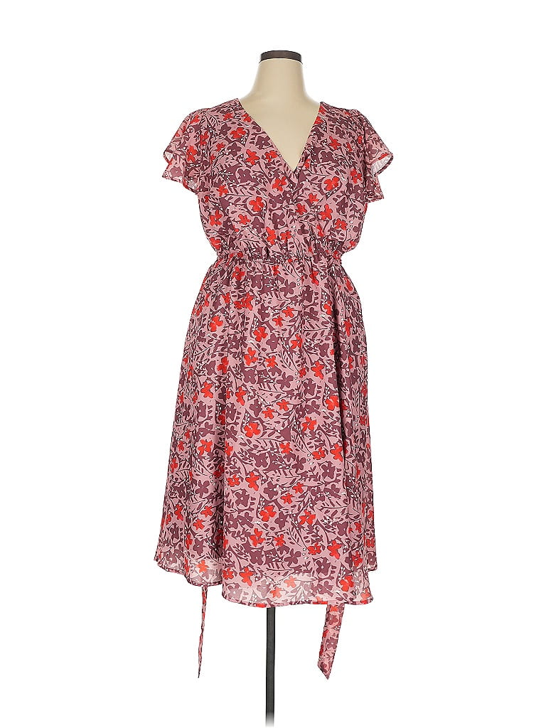 ModCloth Paisley Red Casual Dress Size 1X - 39% off | ThredUp