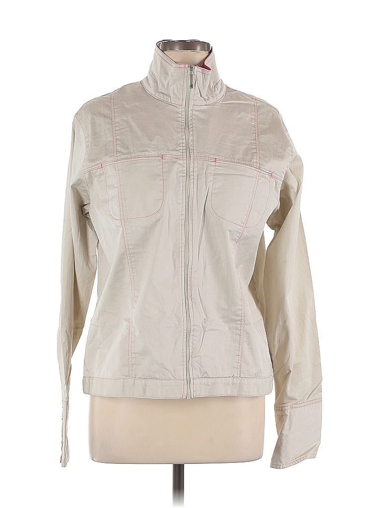 Nike Ivory Tan Track Jacket Size XL - 59% off | ThredUp