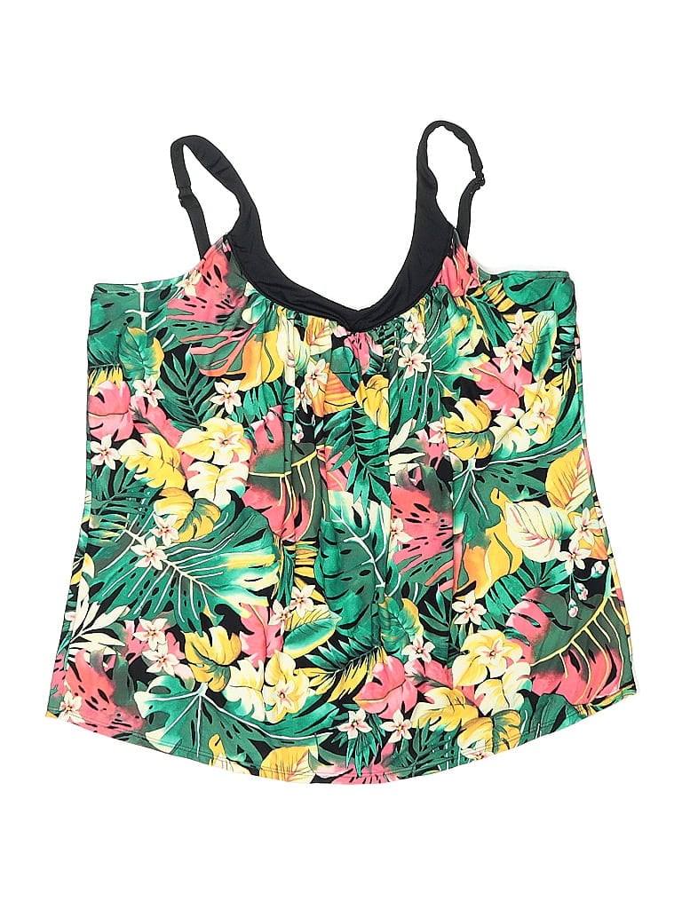 Coco Reef Tropical Green Swimsuit Top Size XL - 56% off | ThredUp