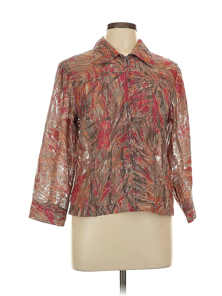 Ruby Rd. Brown 3/4 Sleeve Blouse Size 12 - 68% off | ThredUp