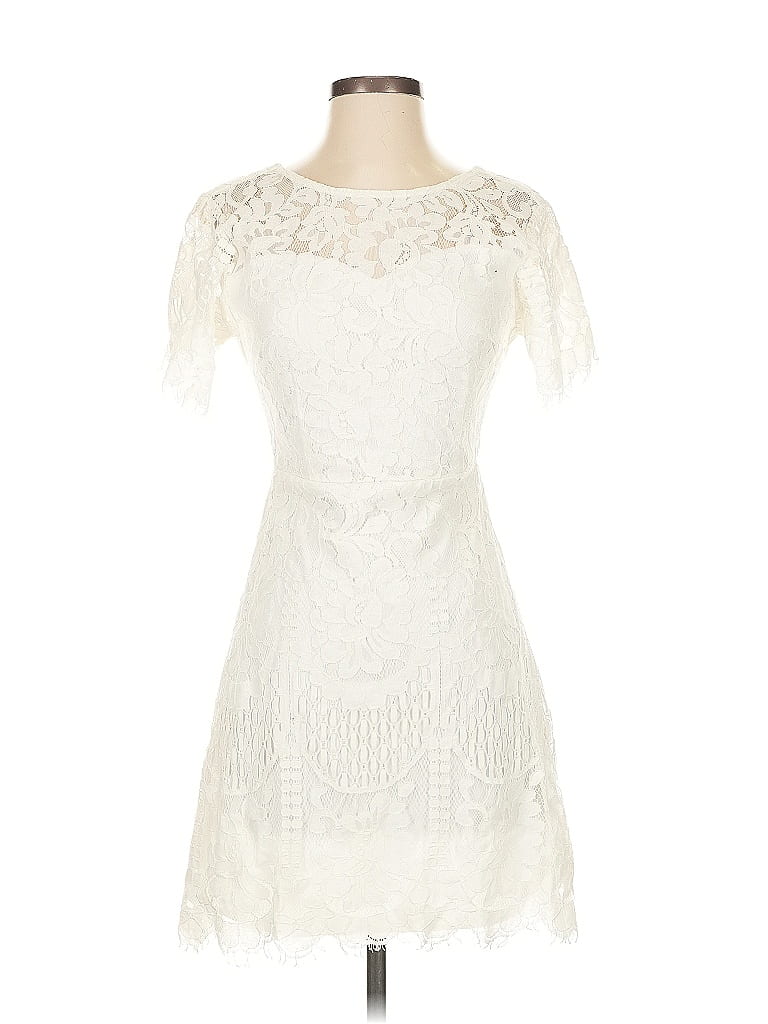 MSLG Ivory Cocktail Dress Size S - 59% off | ThredUp