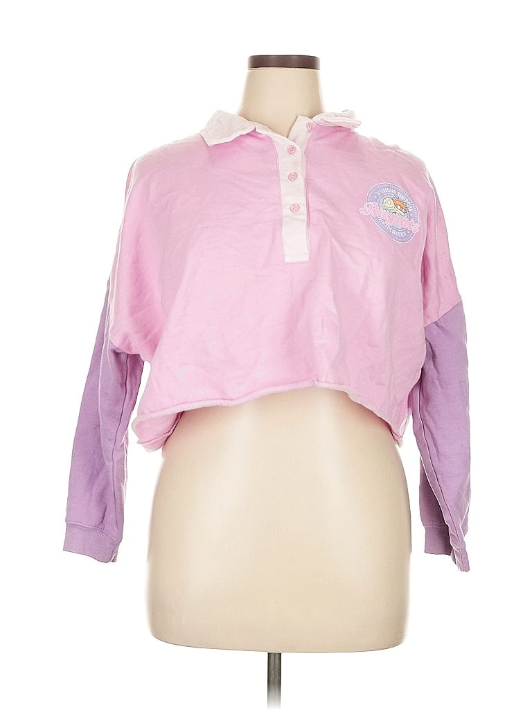 Nickelodeon Pink Sweatshirt Size XL - 58% off | ThredUp