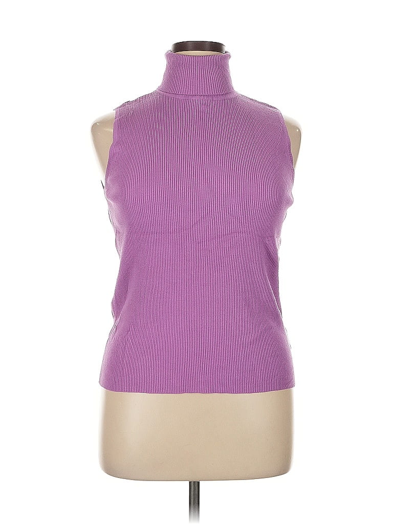 Liz Claiborne Purple Sleeveless Top Size XL - 62% off | ThredUp