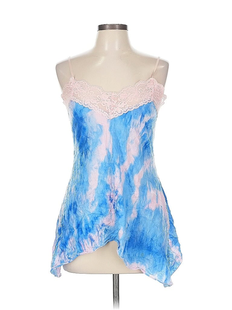 Vol.1 100% Polyester Blue Pink and Blue Lace Slip Top Size L - 20% off ...