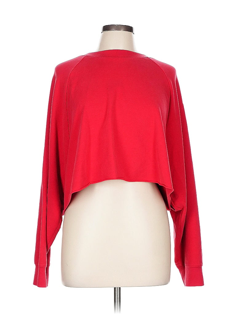 Alo Yoga Red Fleece Size L - 67% off | ThredUp