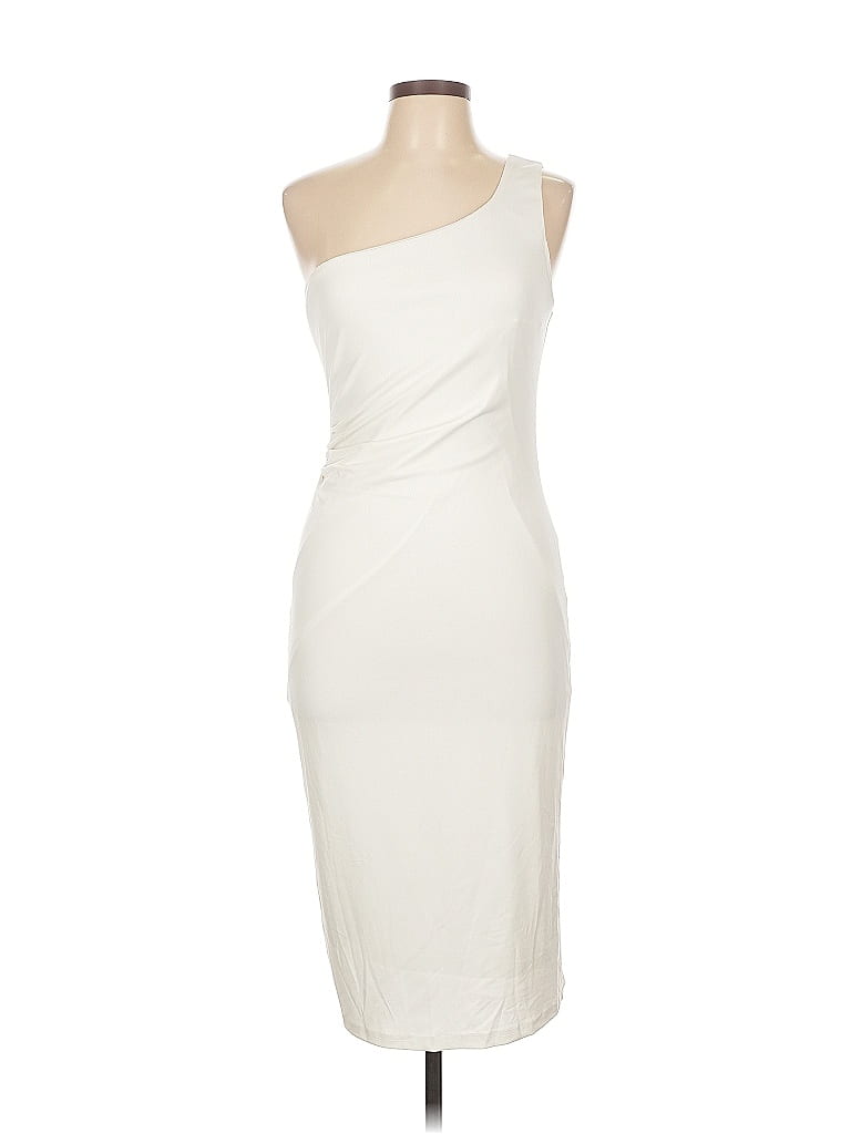showpo Solid Ivory Cocktail Dress Size 10 - 53% off | ThredUp