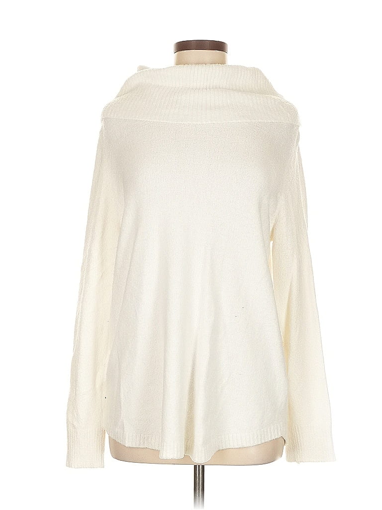 RACHEL Rachel Roy Ivory Turtleneck Sweater Size L - 69% off | ThredUp