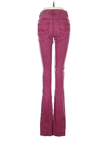 Alloy Apparel Color Block Burgundy Jeans Size 7 - 77% off | ThredUp
