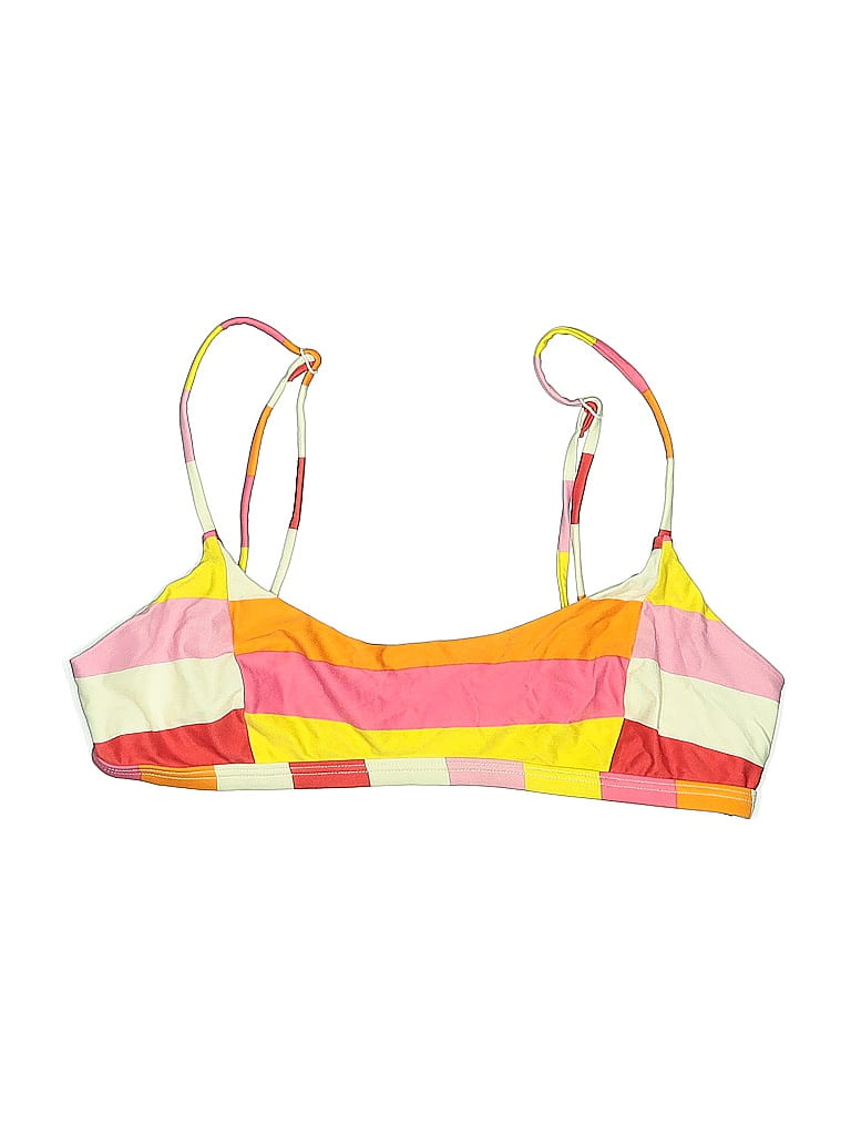 Infamous Swim Color Block Yellow Swimsuit Top Size M - 74% off | ThredUp