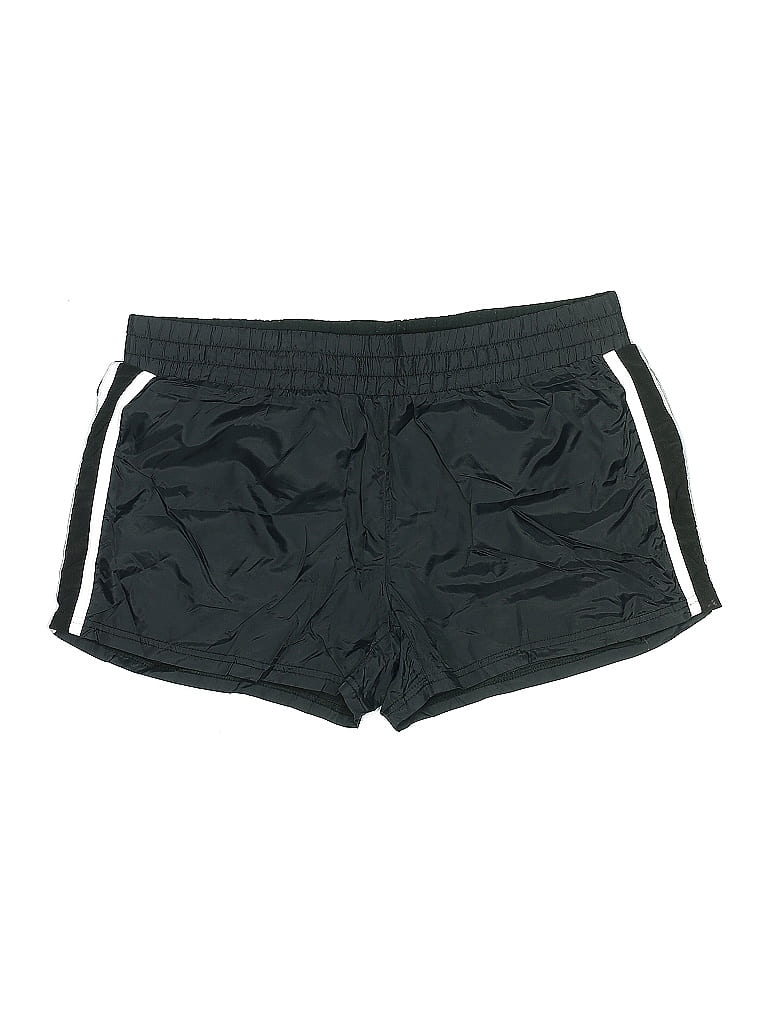 Fabletics 100% Linen Solid Black Athletic Shorts Size L - 50% off | ThredUp