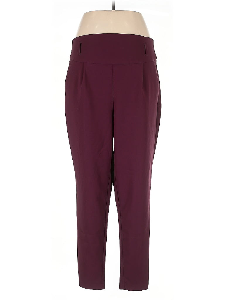 Lee Burgundy Blue Dress Pants Size 12 - 57% off | ThredUp