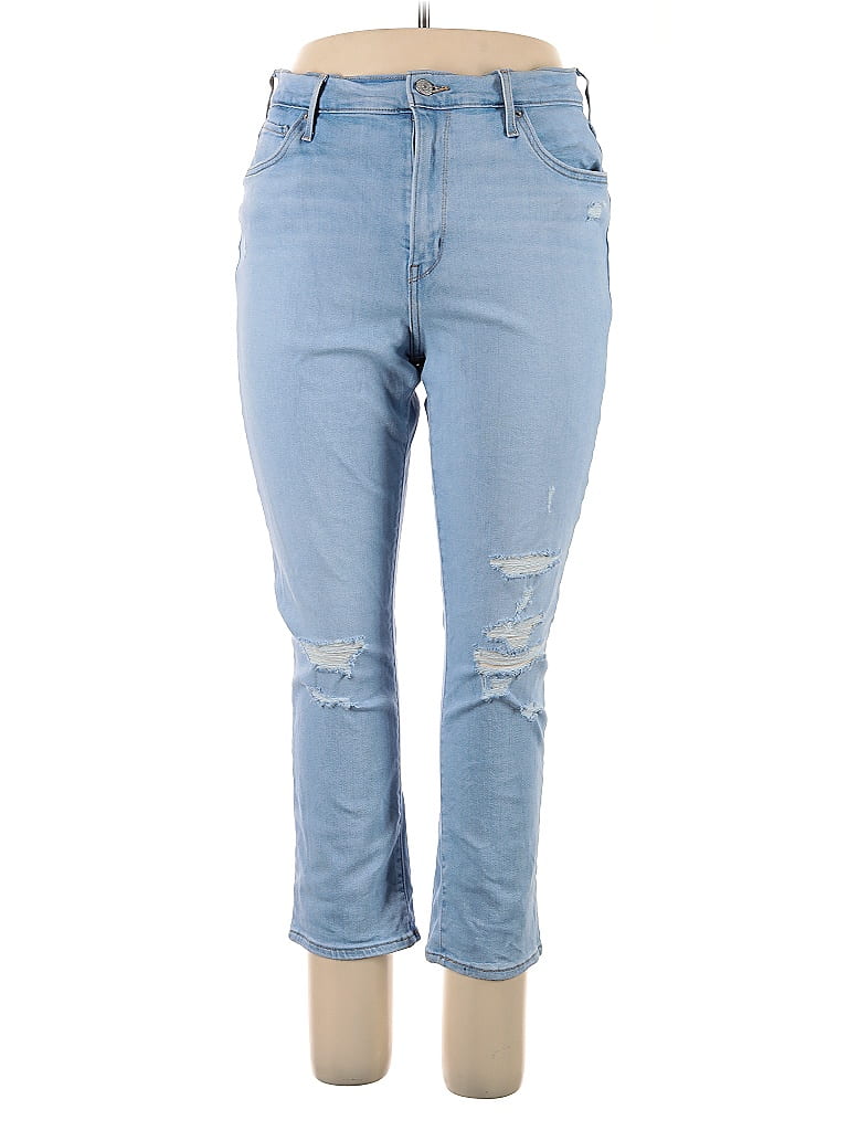 Levi's Hearts Blue Jeans Size 33 waist - 71% off | ThredUp