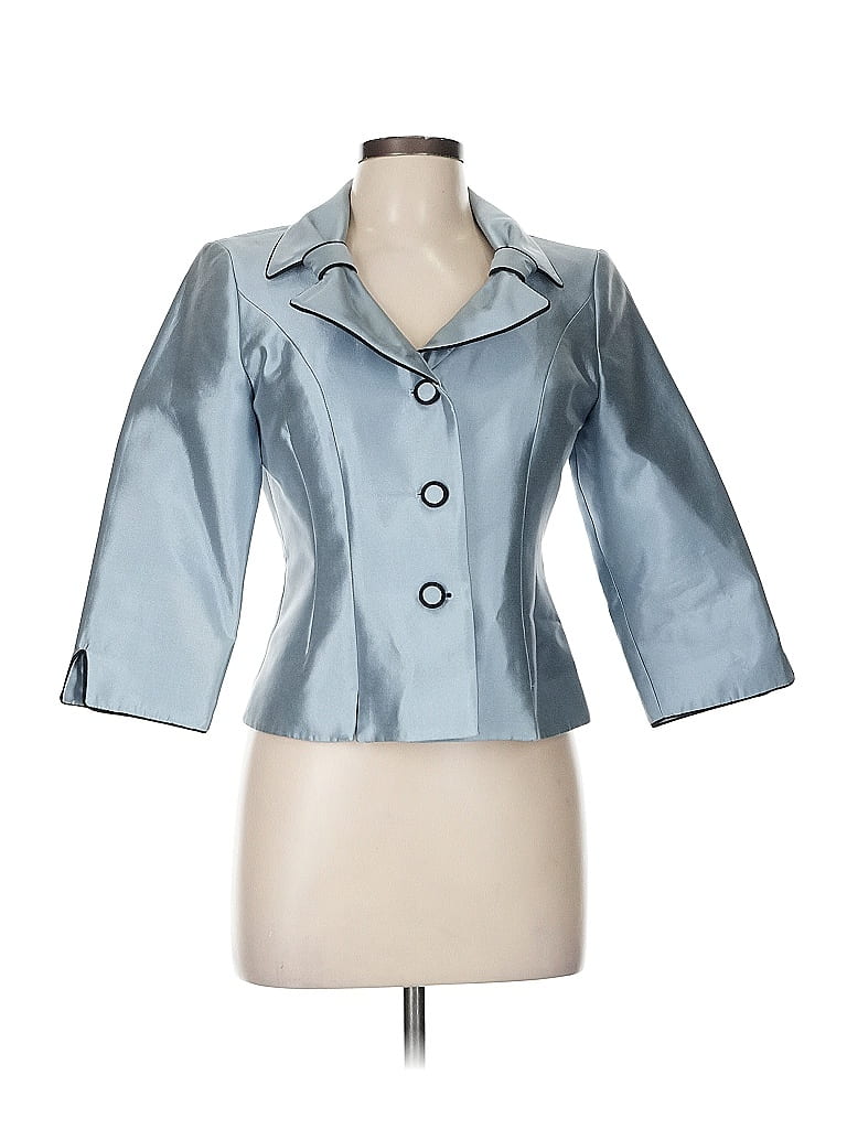 Sara Campbell Metallic Blue Blazer Size 6 - 80% off | ThredUp