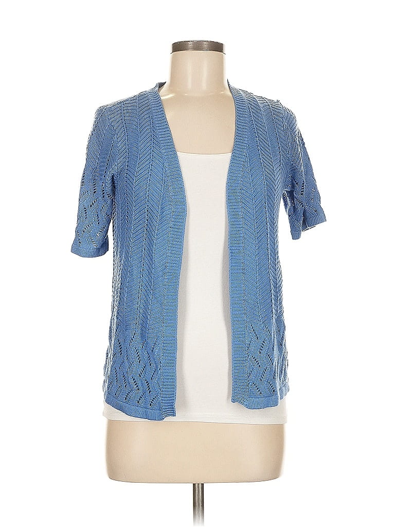 Cyrus 100% Acrylic Blue Cardigan Size M - 62% off | ThredUp