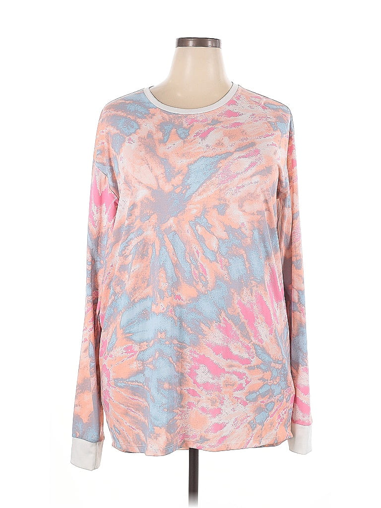 Lularoe Tie-dye Pink Long Sleeve Top Size 2X - 50% off | ThredUp