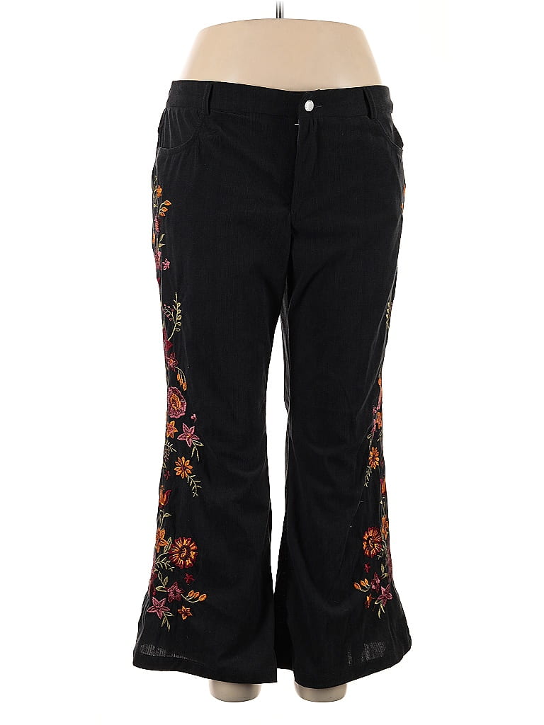Shein 100% Polyester Black Casual Pants Size XL - 40% off | ThredUp