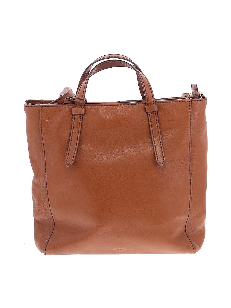 Fossil Tan Brown Leather Backpack One size - 76% off | ThredUp