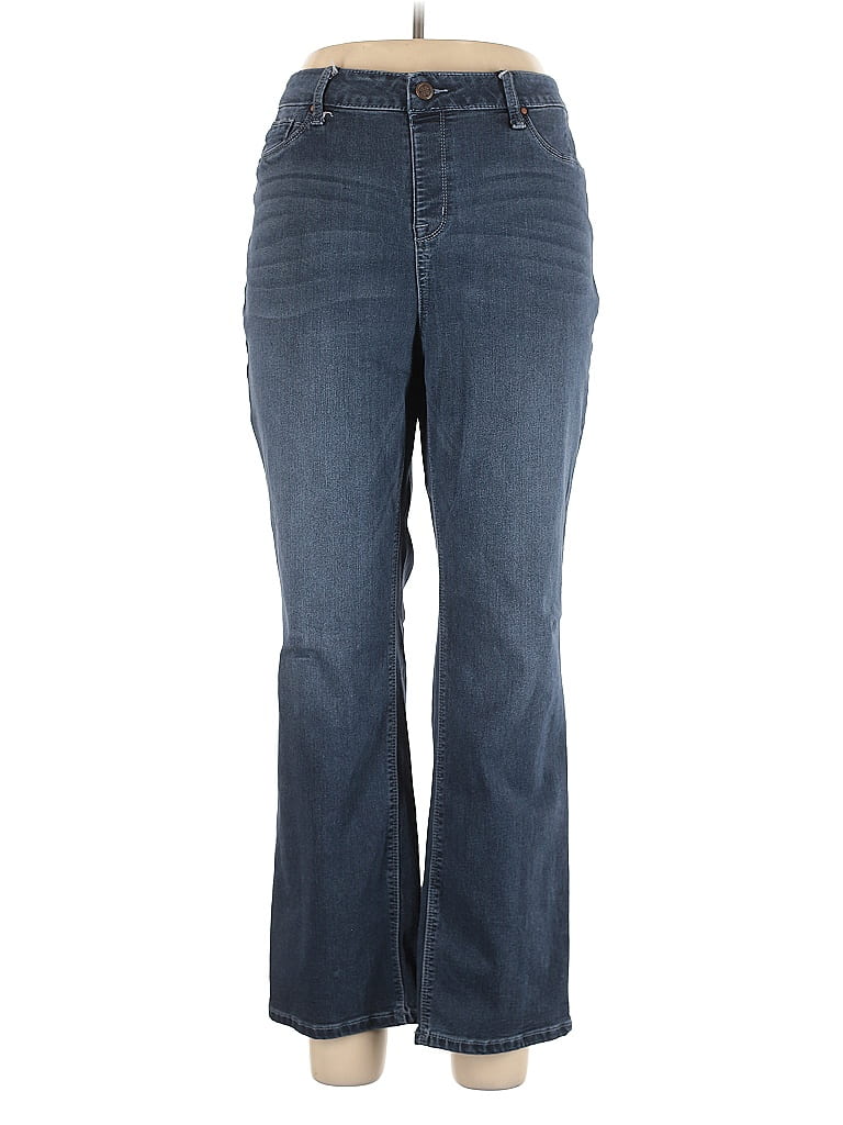 Laurie Felt Blue Jeans Size 1X (petite) - 73% off | ThredUp