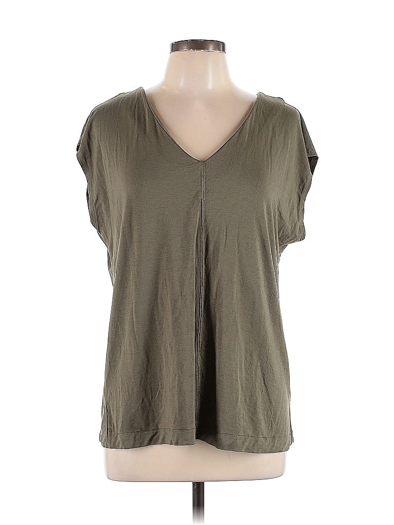 Nine Britton Green Short Sleeve Top Size L - 55% off | ThredUp