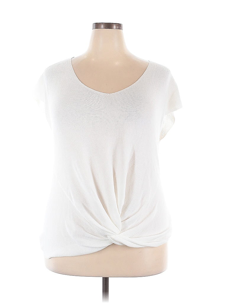 Talbots White Cardigan Size 2X - 67% off | ThredUp