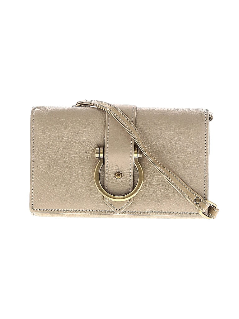 Sapahn Ivory Tan Leather Crossbody Bag One size - 71% off | ThredUp