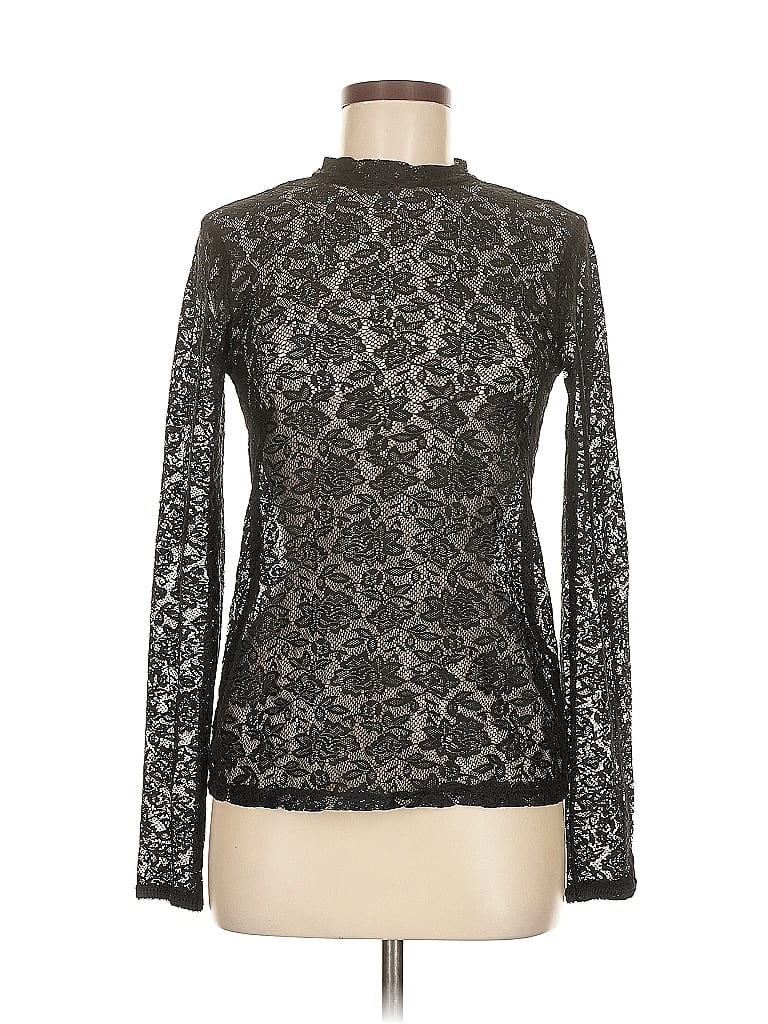 Zara W&B Collection Black Long Sleeve Top Size M - 55% off | ThredUp