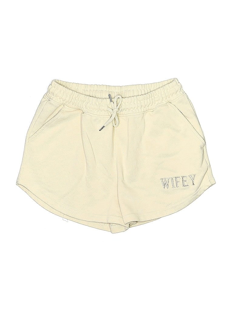 Six Stories Solid Ivory Shorts Size S - 63% off | ThredUp